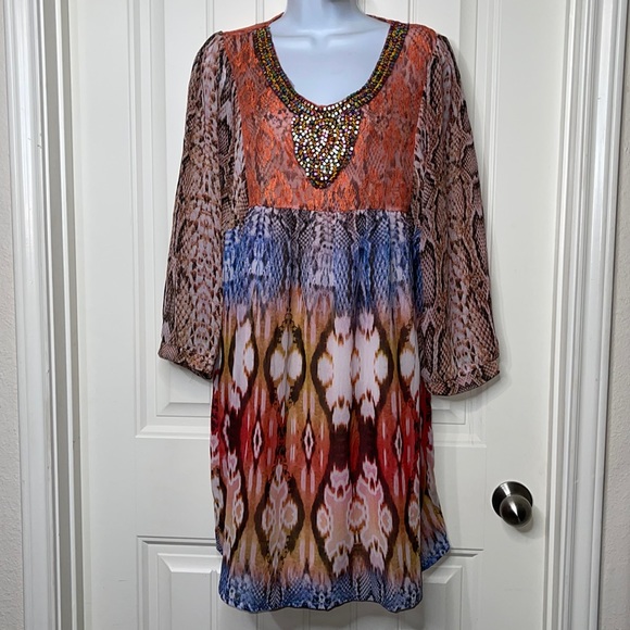 Urban Mangoz | Dresses | Sale Nwt Urban Mangoz Animal Print Dress With ...